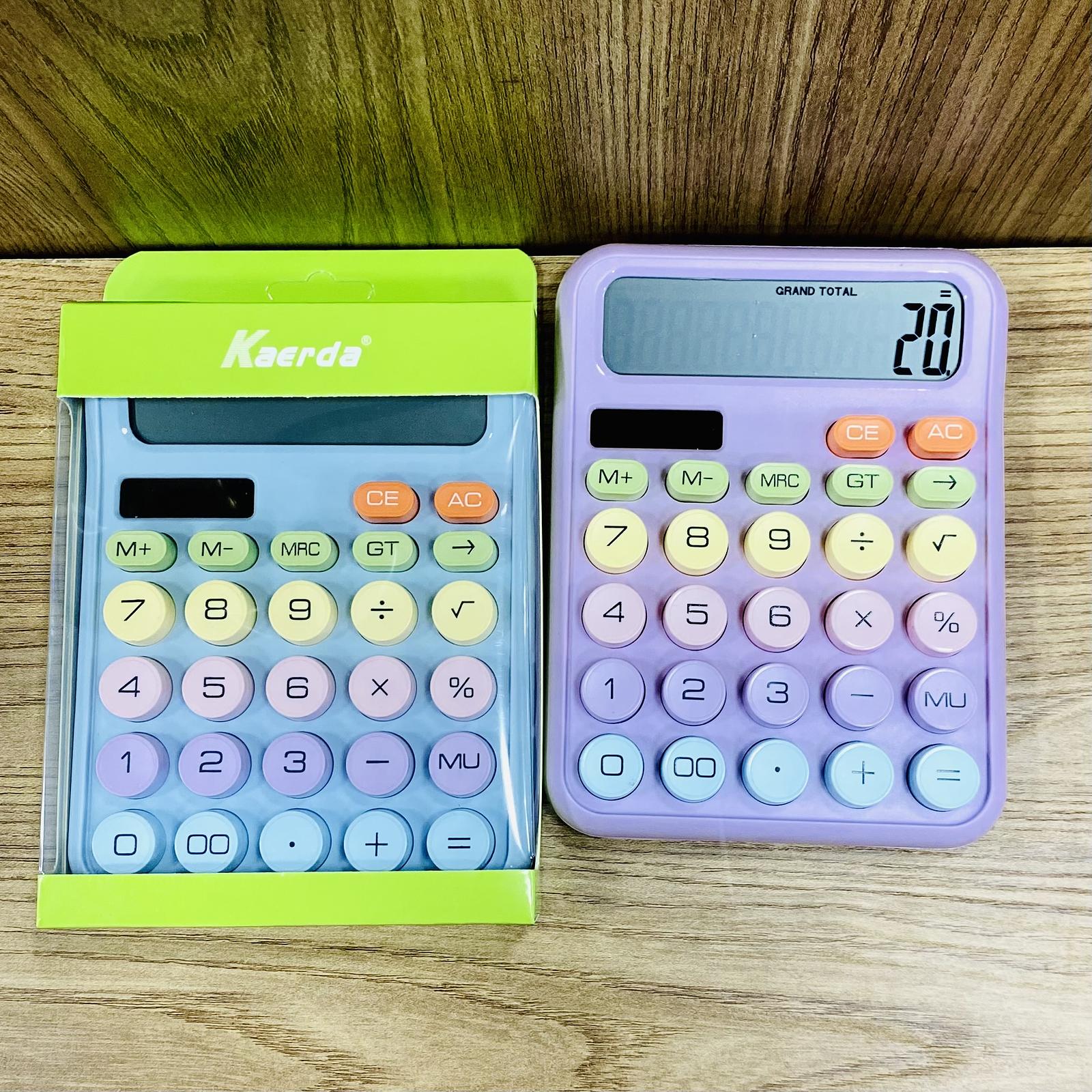 CALCULADORA COLORIDA ( 12 DIGITOS ). ( KAERDA ) | Inova Wang